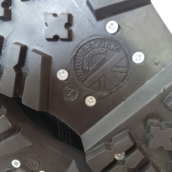 Underground | Shoes | Underground Eyelet External Steel Cap Black ...